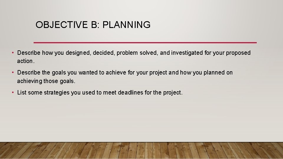 IB COMMUNITY PROJECT PORTFOLIO EXTRAVAGANZA PRESENTATION INCLUDE A