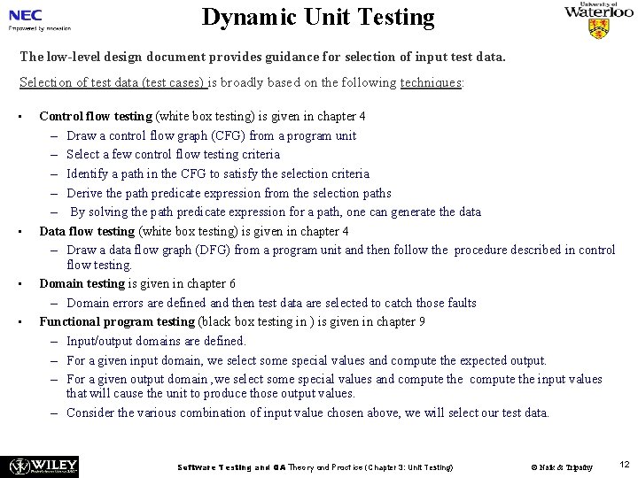 Software Testing and Quality Assurance Theory and Practice