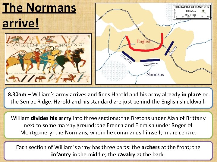 Why did William win the Battle of Hastings