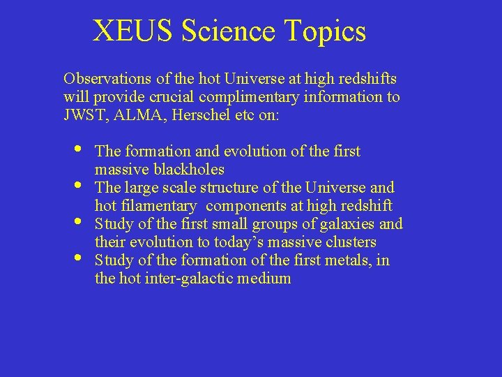 GAIA science objectives GAIA will map a billion