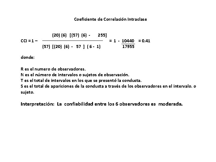 Coeficiente de Correlacin Intraclase Cuando se utilizan ms