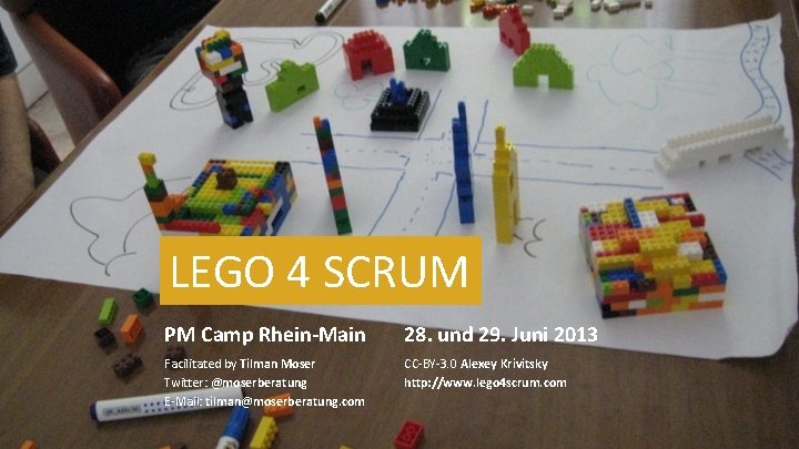 LEGO 4 SCRUM PM Camp RheinMain 28 und