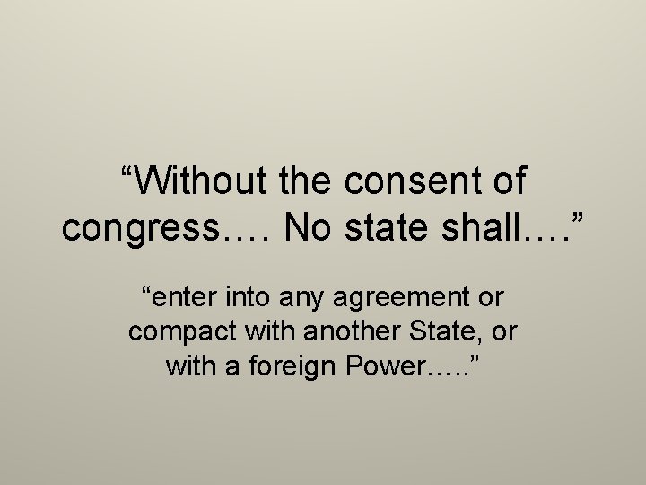 What you should know about the compact clause