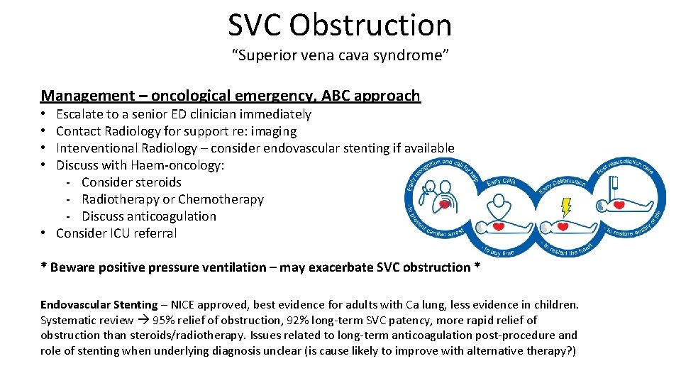 Anatomy recap Superior vena cava drains deoxygenated blood