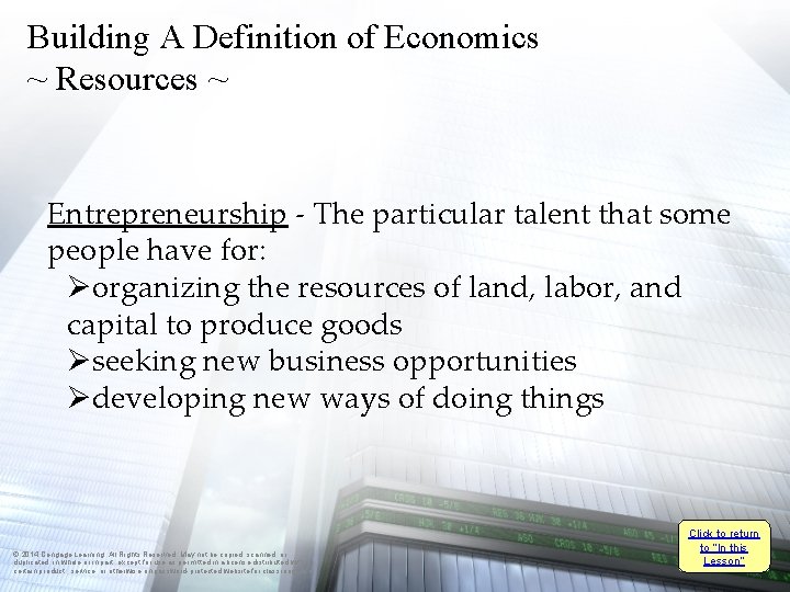 Chapter 1 What Economics is About 2014 Cengage