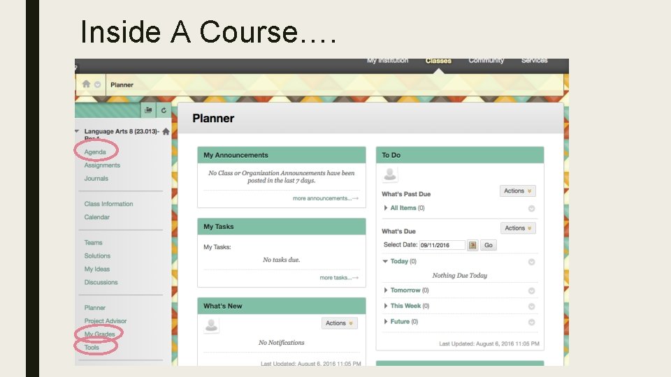 Inside Blackboard 101 Parent Guide How To Access