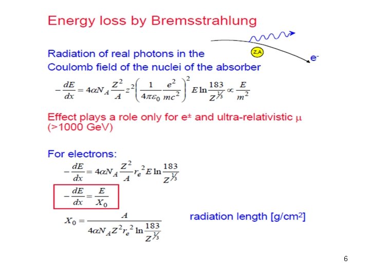 2 3 bremsstrahlung A charged particle of mass