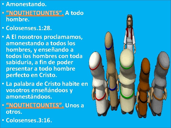 AMONESTAR Y AMONESTACIN INTRODUCCIN Hay una palabra Griega