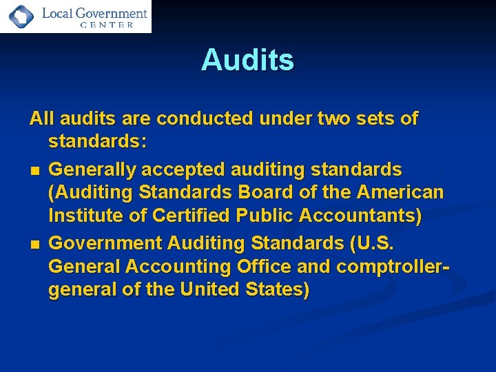 Financial Management Series Number 10 Audits Alan Probst