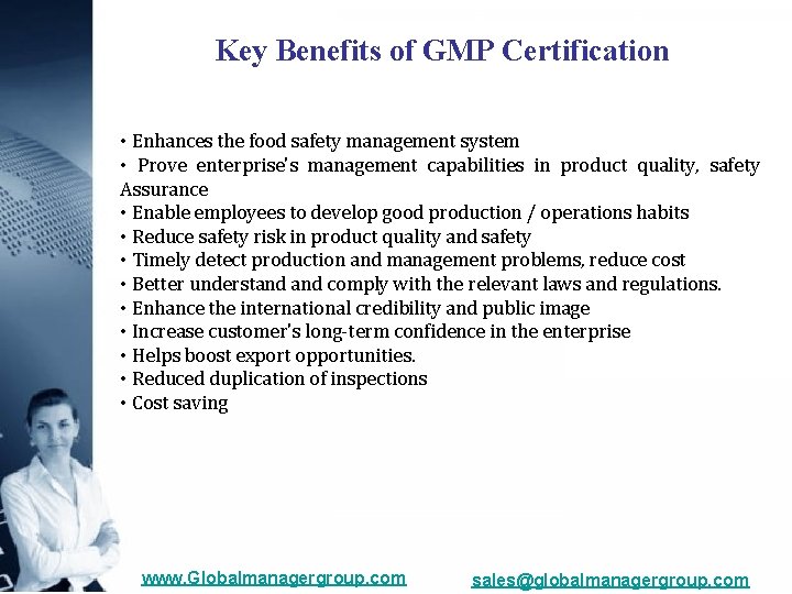 GMP Certification for Pharmaceutical Manufacturer Good Manufacturing ...