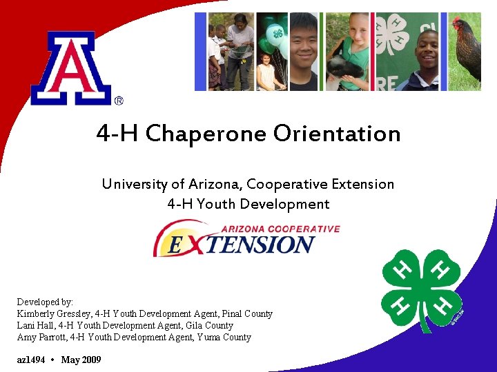 4 H Chaperone Orientation University of Arizona Cooperative
