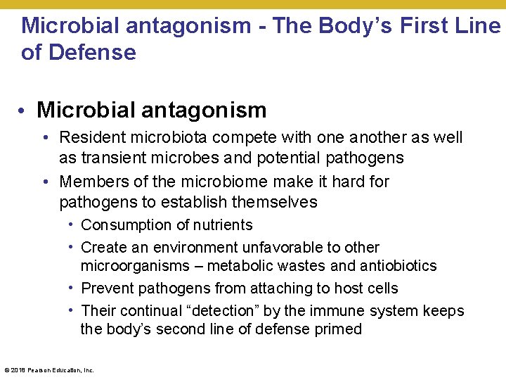 Microbiology Chapter 15 Innate Immunity 2018 Pearson Education