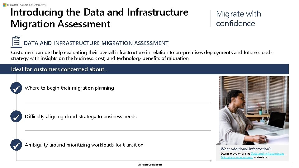 Introducing the Data and Infrastructure Migration Assessment Migrate