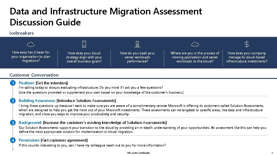 Introducing the Data and Infrastructure Migration Assessment Migrate