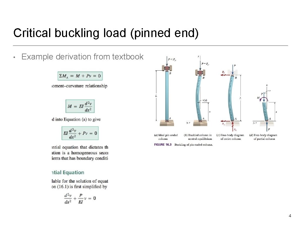 Mechanics of Materials Engr 350 Lecture 38 Columns