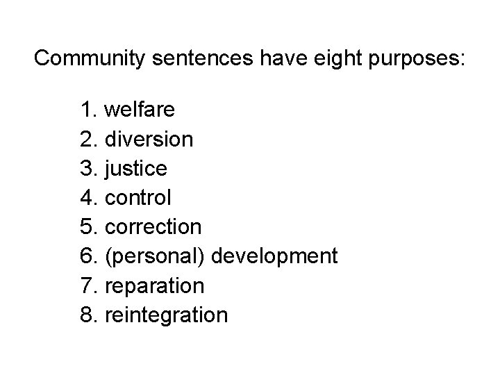 Chapter 8 Community Interventions Responsibility Rights or Reconciliation