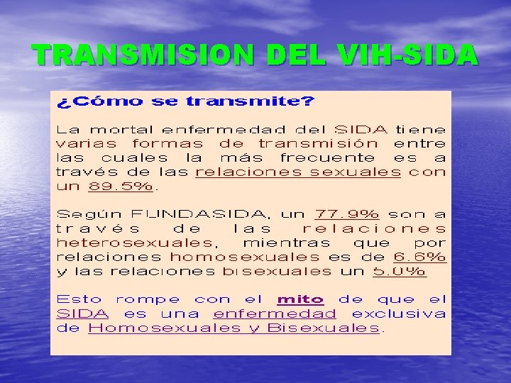 CIENCIA SALUD Y MEDIO AMBIENTE TEMA EL SIDA