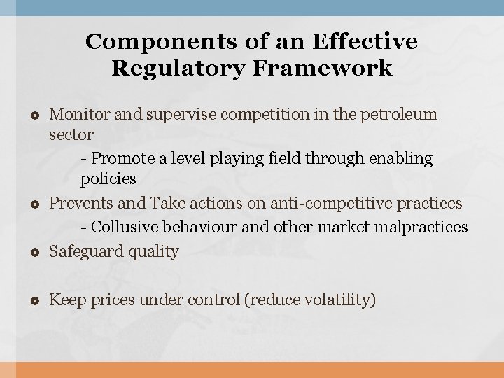 Will the Deregulation of the Petroleum Sector Result