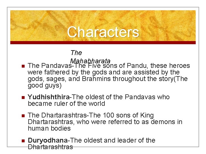 The Mahabharata and The Ramayana n 6 29