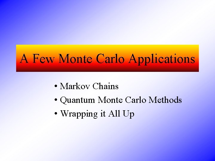 Metode Monte Carlo Muhammad Yusuf Teknik Informatika Universitas