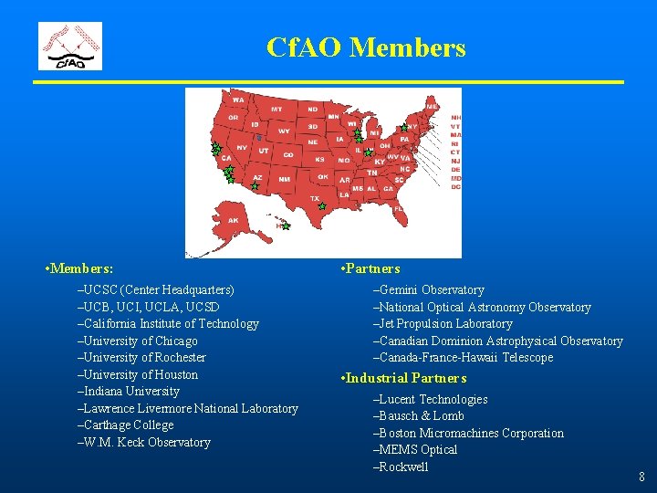 Introduction to the Center for Adaptive Optics Winter