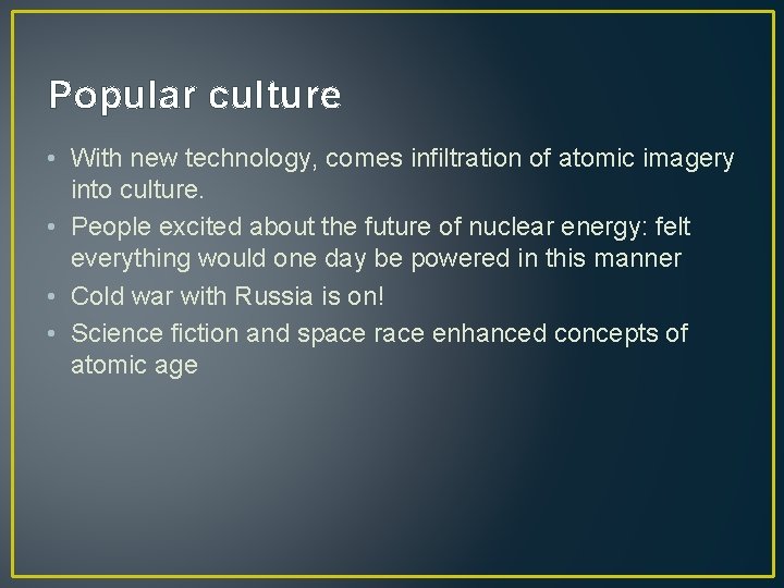 Atomic art Modern Art of the 1950s Modern