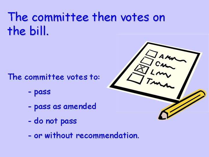 How does a bill become a law First