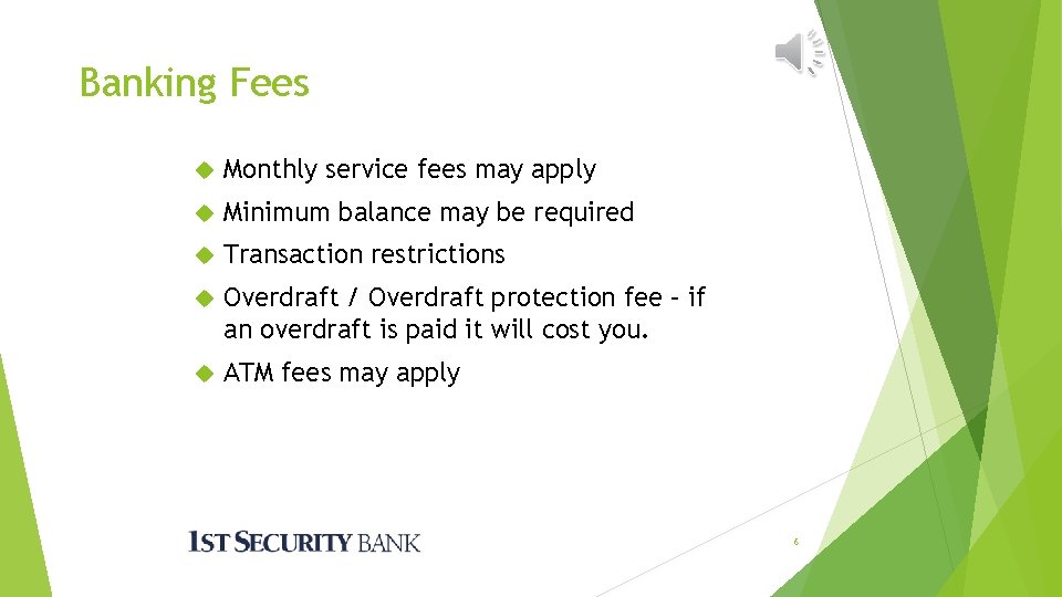 Financial Literacy Program 1 Banking Basics 2 DefinitionsTerms