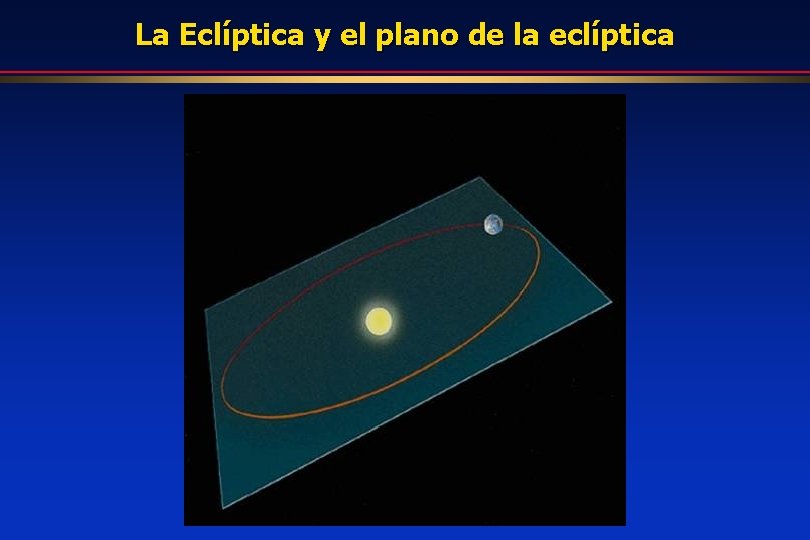 La Eclptica y el plano de la eclptica
