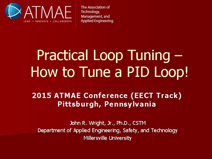 Practical Loop Tuning How to Tune a PID