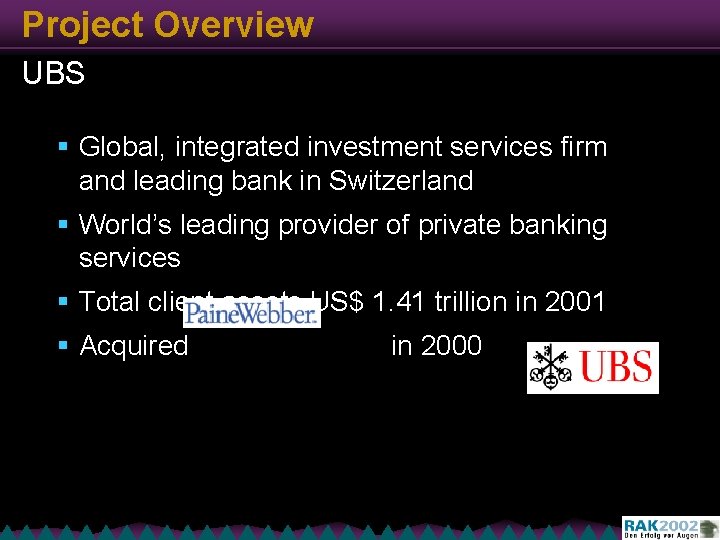Release Management in the UBS Data Warehouse Program