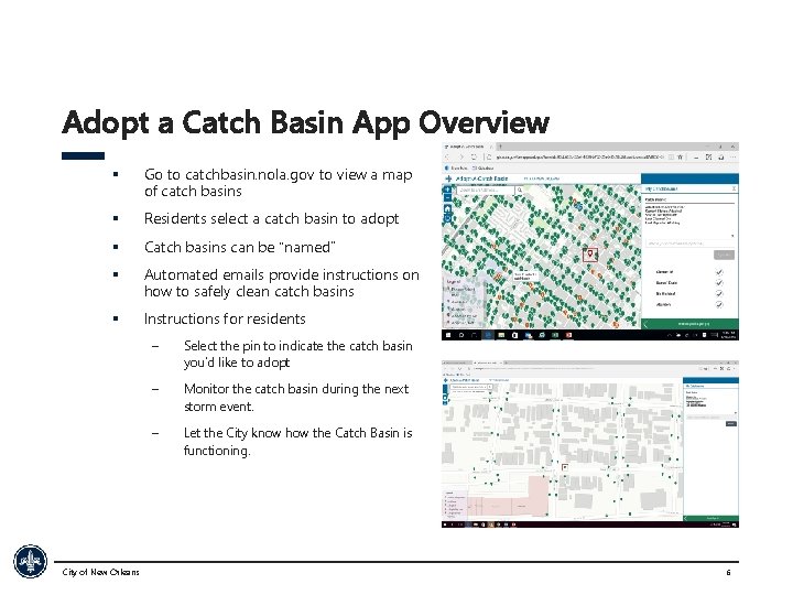 What is a catch basin First point of