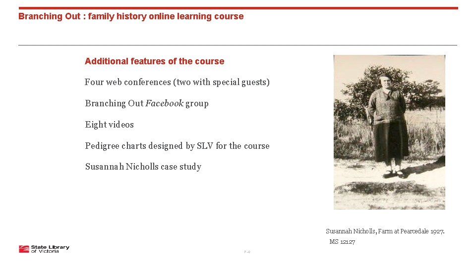 Branching Out An Introduction to Family History Anne