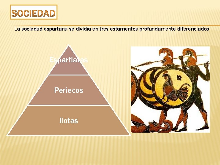 Una sociedad cuyos miembros eran educados para combatir