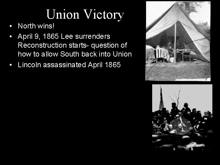 Civil War 1861 1865 Land from MexicanAmerican War