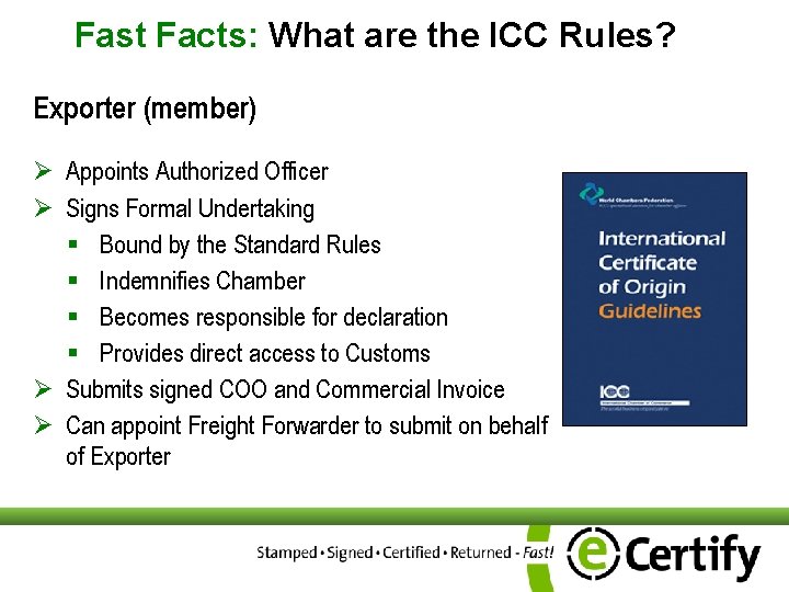 Electronic Certification Everything Chambers need to know about