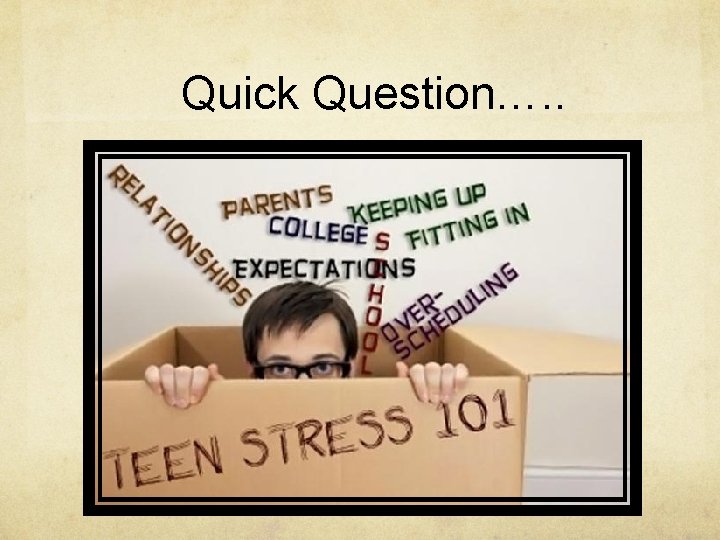 How to Manage Stress Anxiety Presented by the