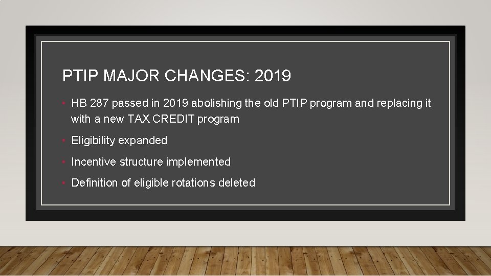 GEORGIAS PRECEPTOR TAX INCENTIVE PROGRAM GAPTIP PRESENTED BY