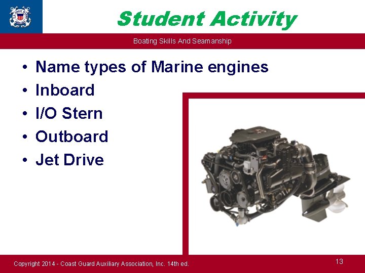 Chapter 10 Powering Your Boating Skills And Seamanship