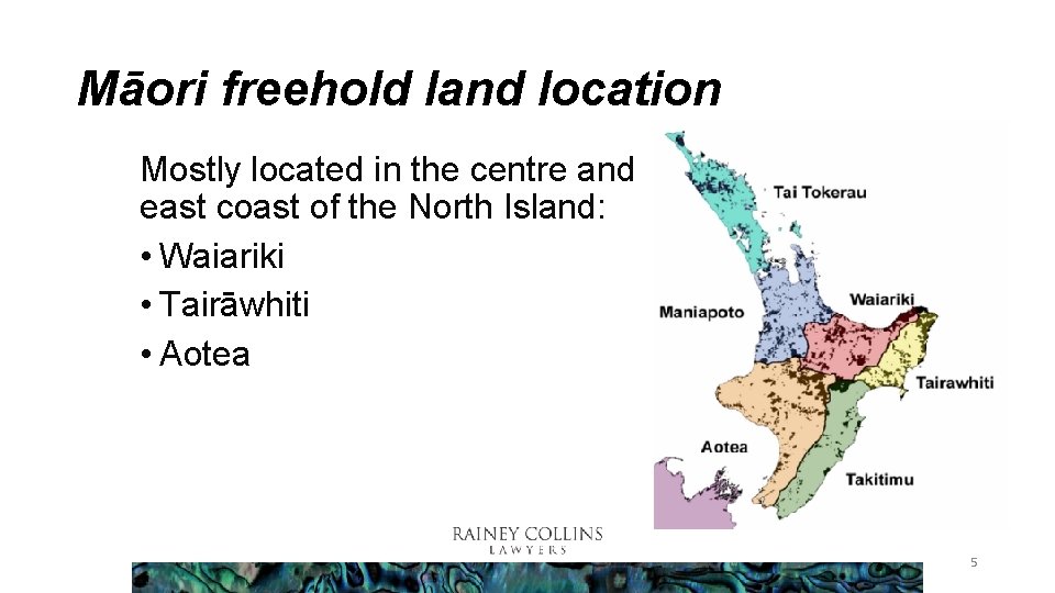 Interacting with Te Ture Whenua to Benefit Iwi