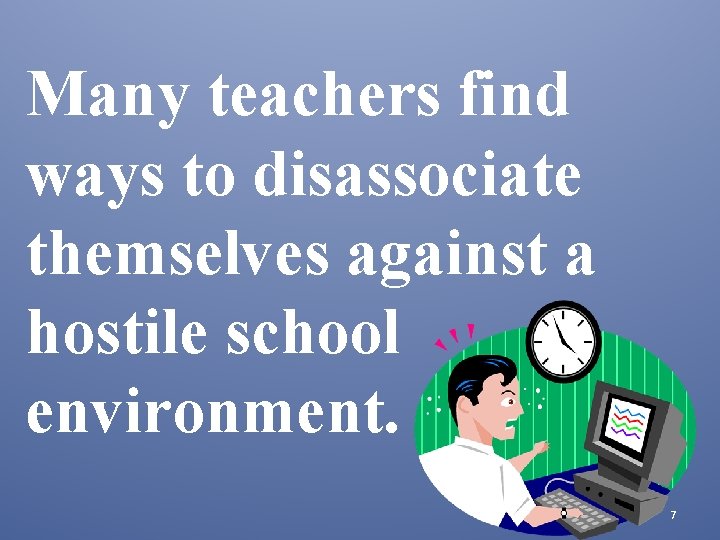 TEACHER BURNOUT ANALYSIS OF A SPECIAL EDUCATION ISSUE