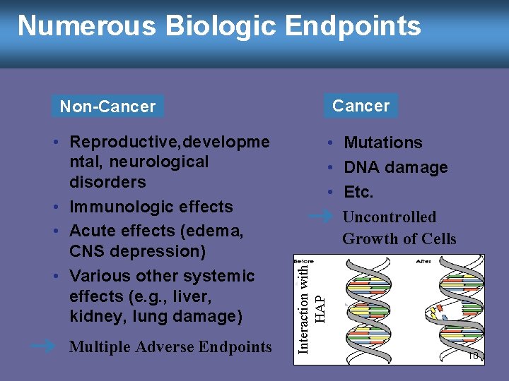 Risk Assessment for Air Toxics The 4 Basic