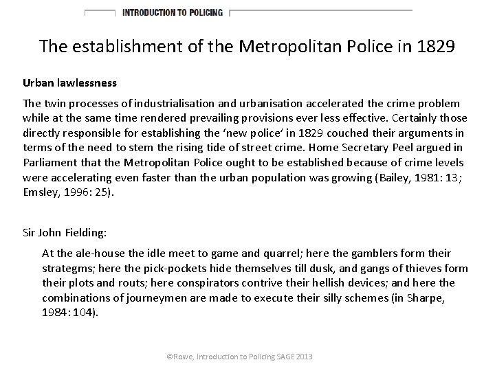 Lecture 2 Historical origins and development of the