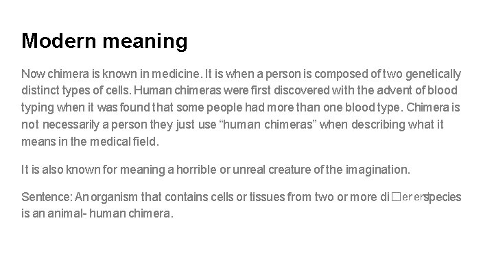 Chimera XIMAIPA Abby Rogers Classical meaning It is