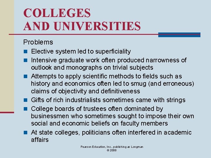 CHAPTER 19 INTELLECTUAL AND CULTURAL TRENDS The American