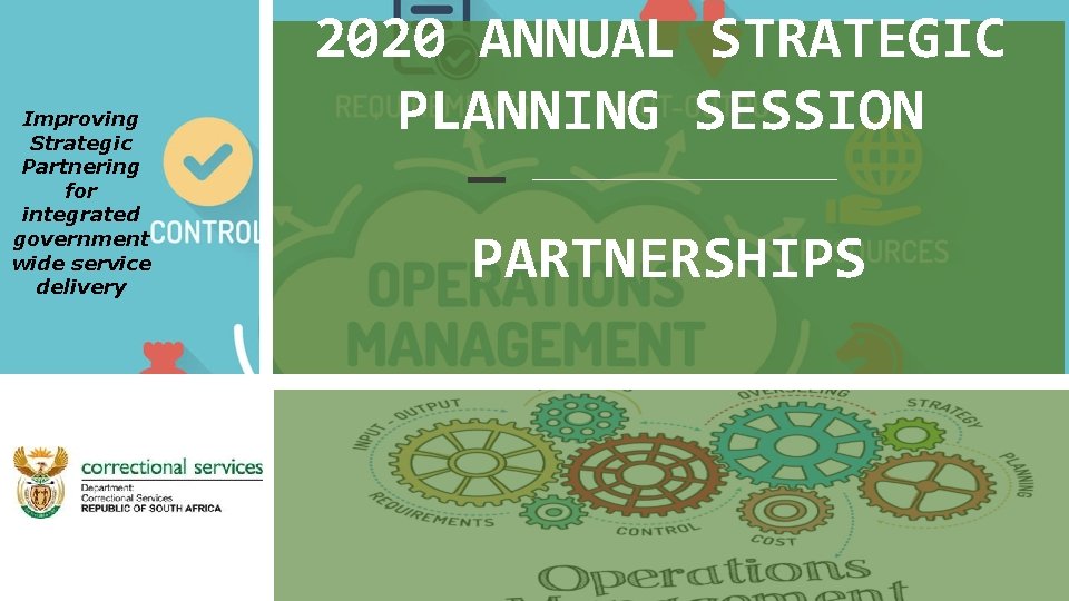 Improving Strategic Partnering for integrated government wide service