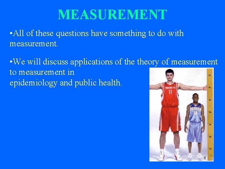 Applications of Measurement TheoryMeaningfulness in EpidemiologyPublic ...