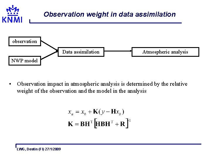 Observation representativeness error ECMWF model spectra Application to