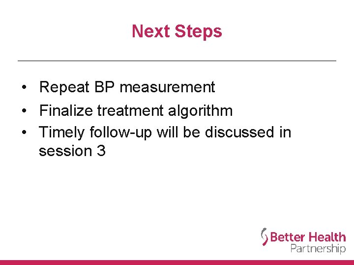 Hypertension Best Practice Session 2 Blood Pressure Measurement