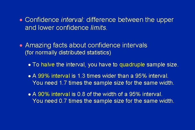 Planning Performing and Publishing Research with Confidence Limits